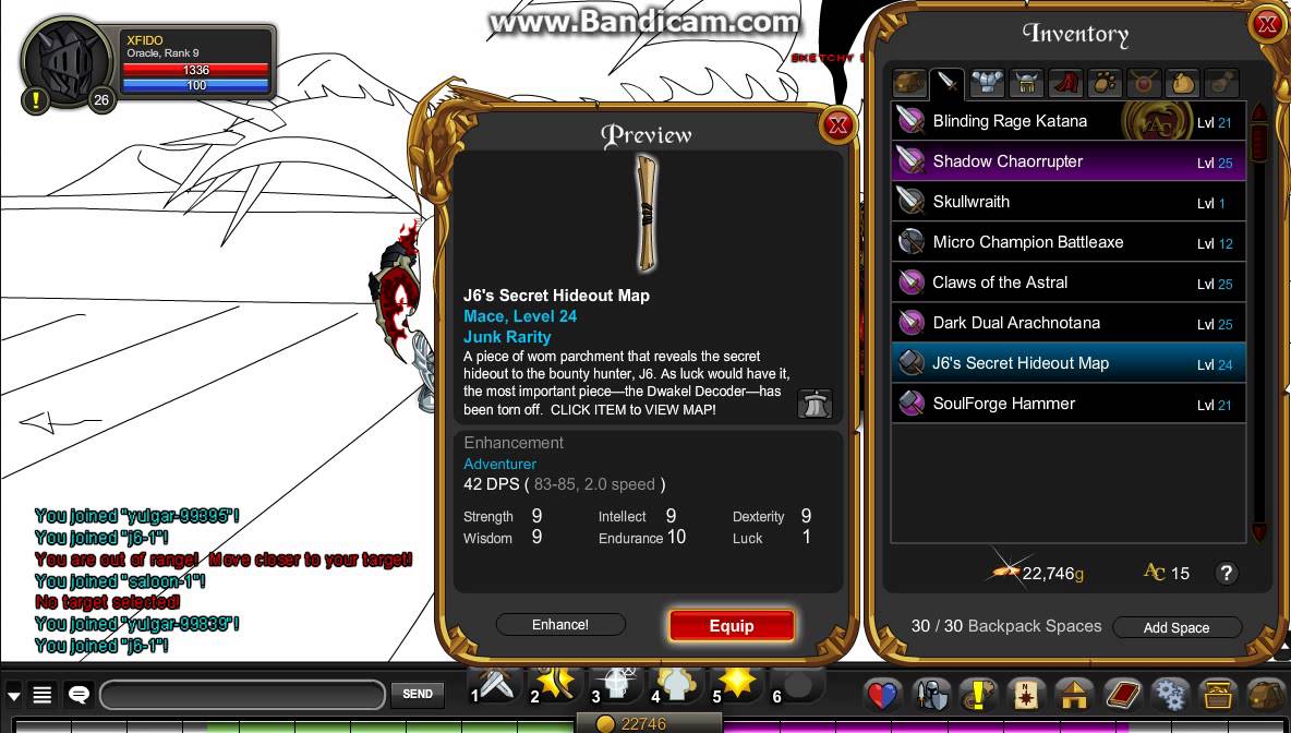 AQW how to get j6 secret hideout map!!! - YouTube