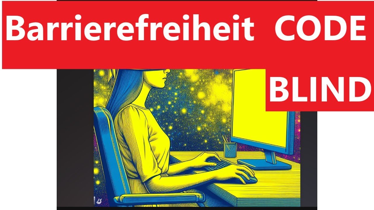 Barrierefreie Programmierung- Bildbeschreibung im Code für eine blinde ...