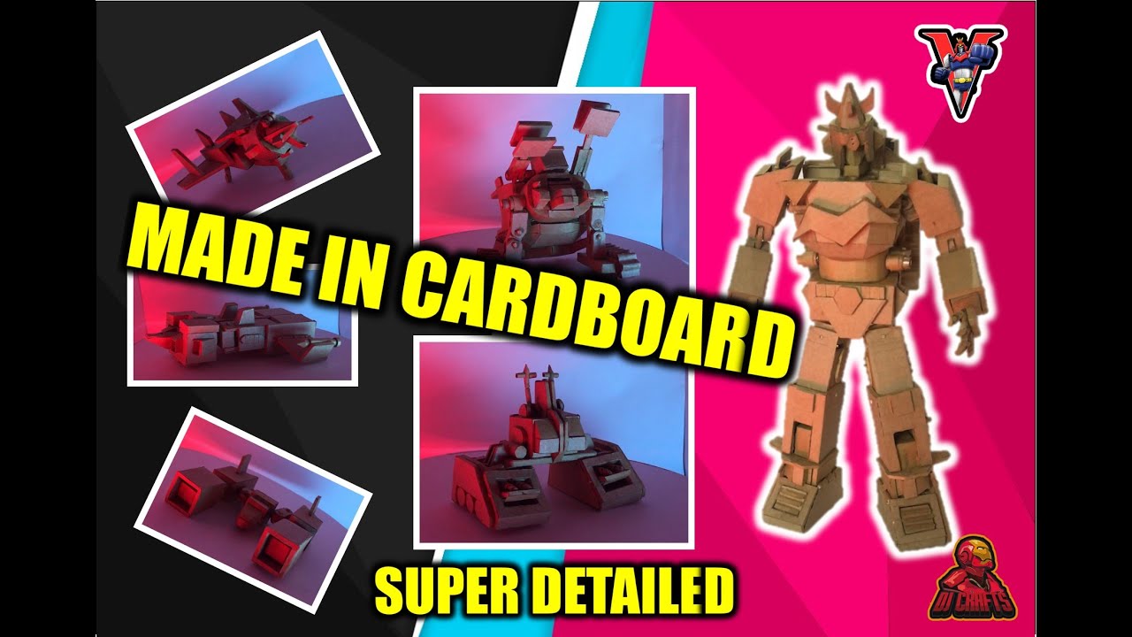 VOLTES V : Legacy made from CARDBOARD - YouTube