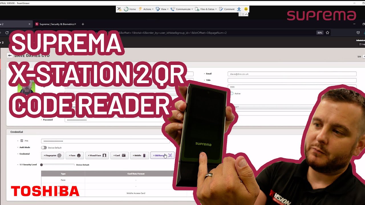 Suprema X-Station 2 Versatile Intelligent Terminal - YouTube