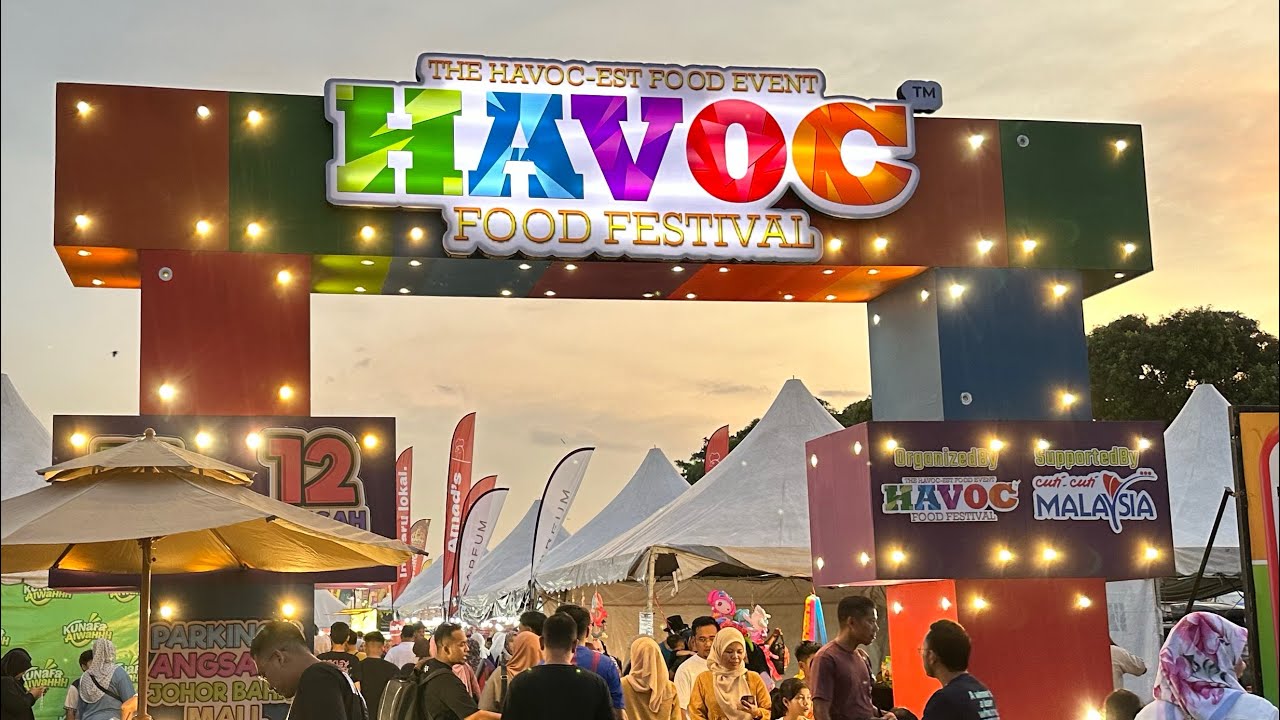 Havoc food festival plaza angsana mall jb - YouTube
