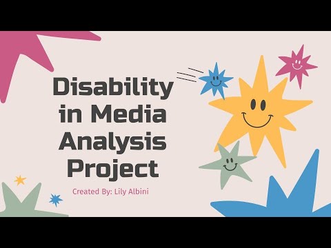 Disability In Media Analysis Video - YouTube