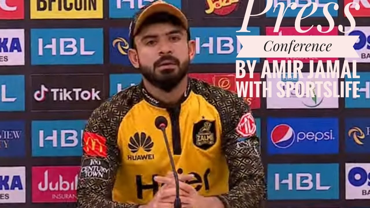 Press Conference by Amir jamal With Sportslife - YouTube
