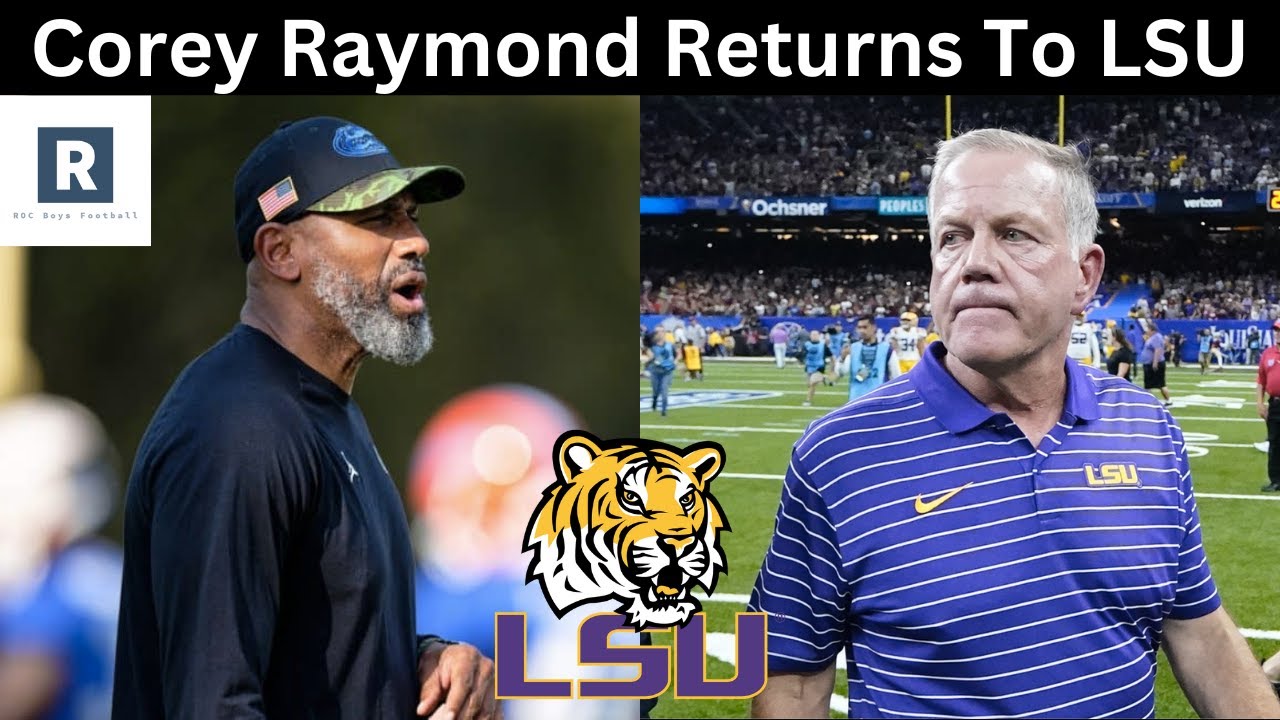 LSU Hires Corey Raymond | LSU Football - YouTube