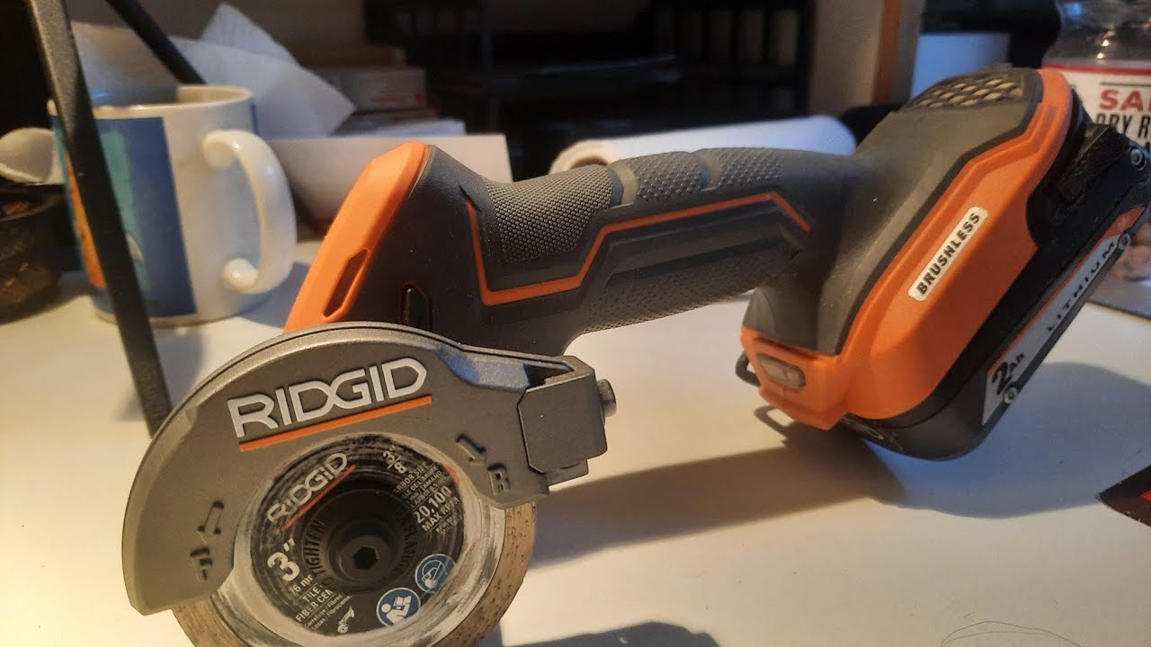 JOHNNY'S GOT A NEW TOOL. RIGID 3" CORDLESS GRINDER ON SALE NOW AT HOME ...