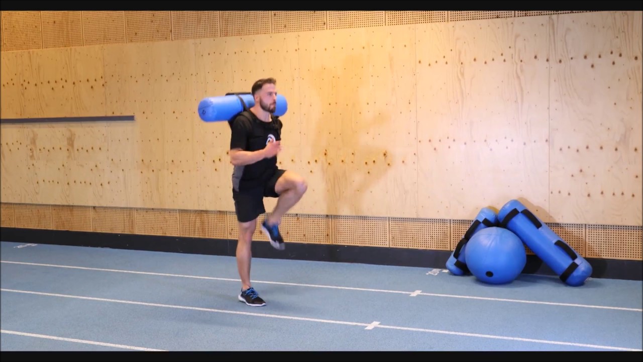 High Knees Stepping with Hydrovest® - YouTube
