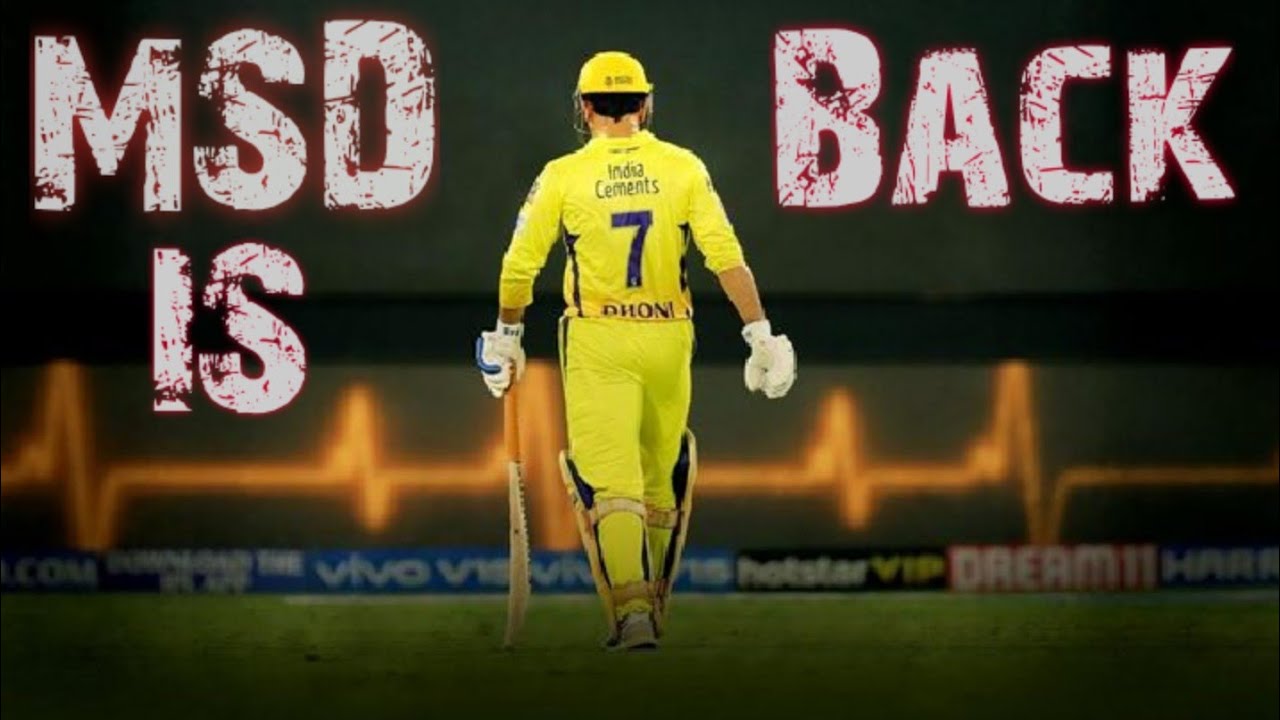 Ms dhoni is back WhatsApp status/Ms dhoni WhatsApp status/Msd attitude ...