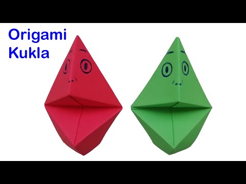 Kağıttan Konuşan Kukla Yapımı / Origami Kukla Yapılışı
