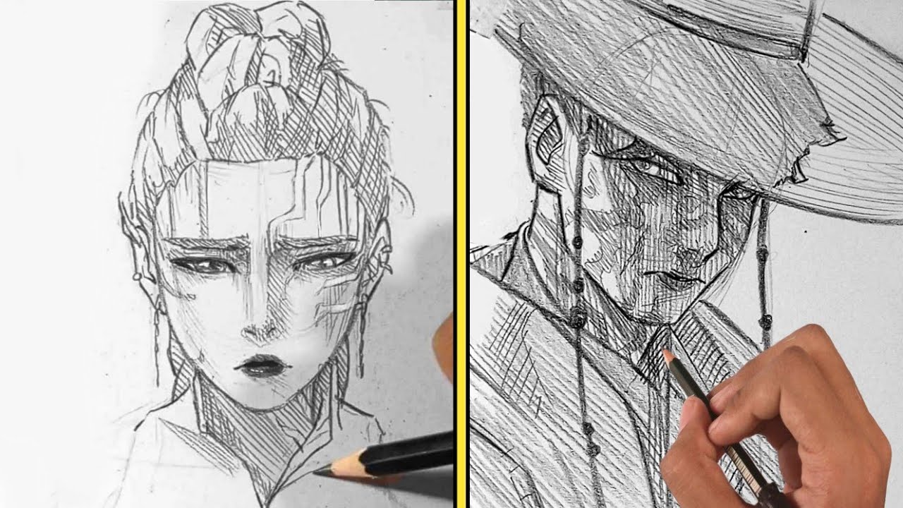 How to Draw Rumi & Jinu (RUJINU) In Their Demon Form || KPop Demon ...