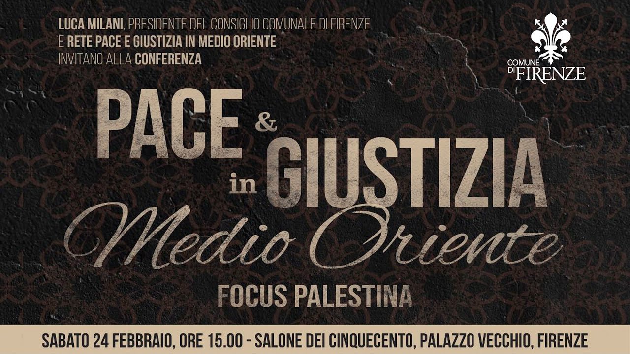 Pace e giustizia in medio oriente - YouTube