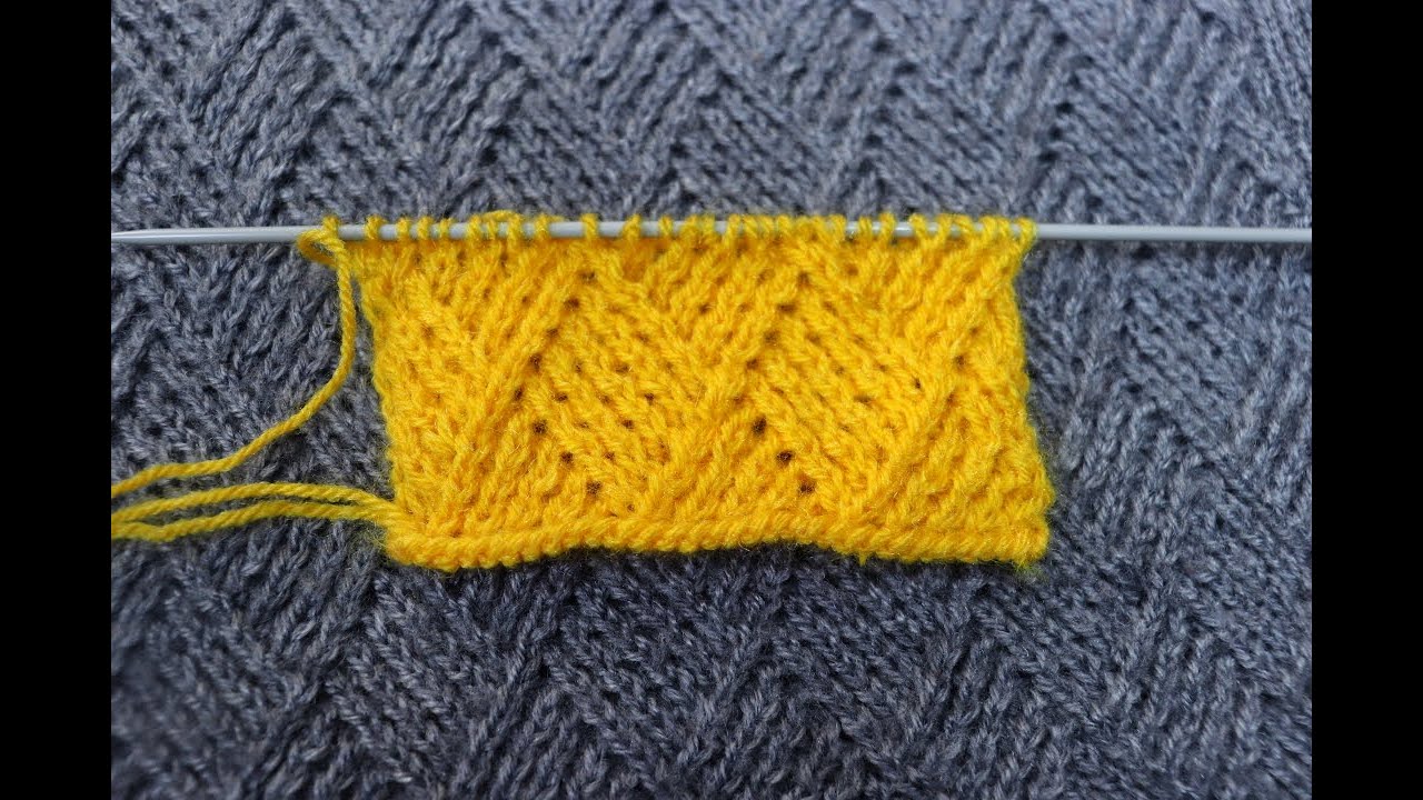 New Knitting Barfi Design/Pattern For Cardigan, Sweater, Jacket ...