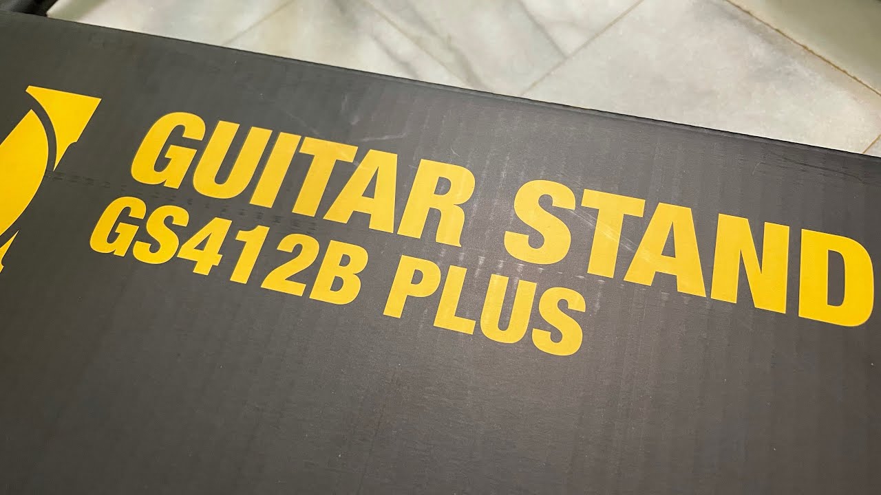 GS412B PLUS 海克力斯吉他架開箱 | 德狗 電吉他 貝斯 立架 - YouTube
