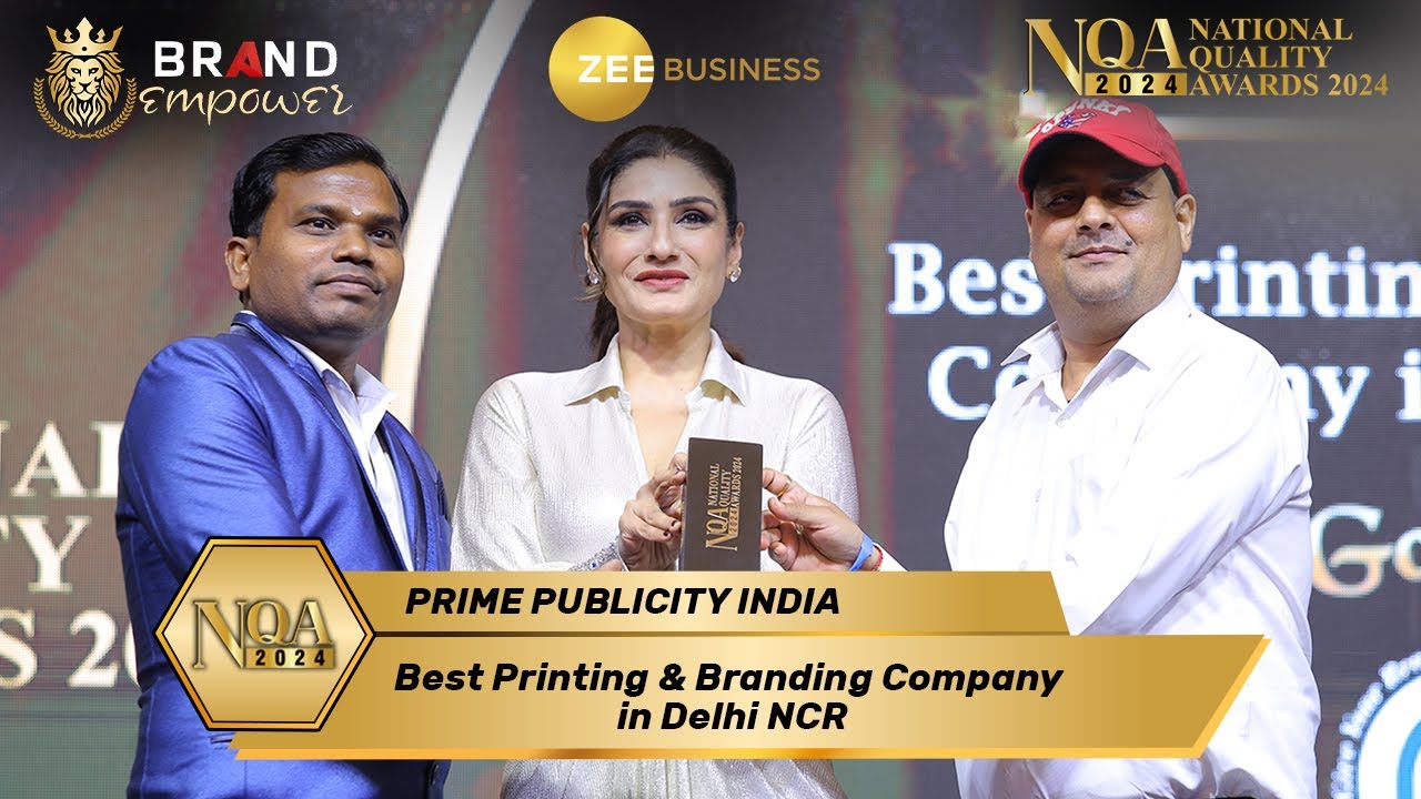 Prime Publicity India Featured on Zee Business as winner of National ...