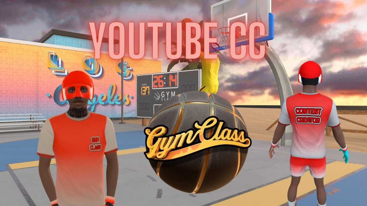 Playing Gymclass VR with my new YouTube CC skin! (Toxic kid) - YouTube