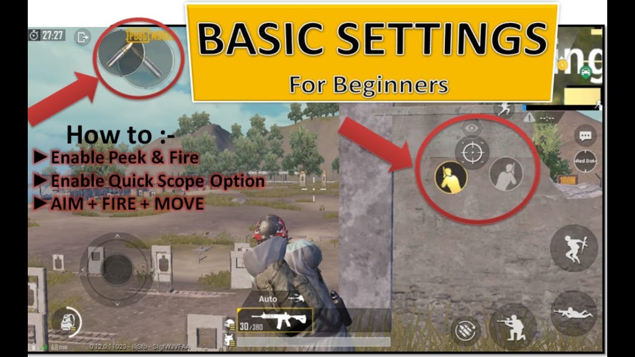 PUBG Basic Setting // ये Setting नही की तो छोड़ दो PUBG खेलना - YouTube