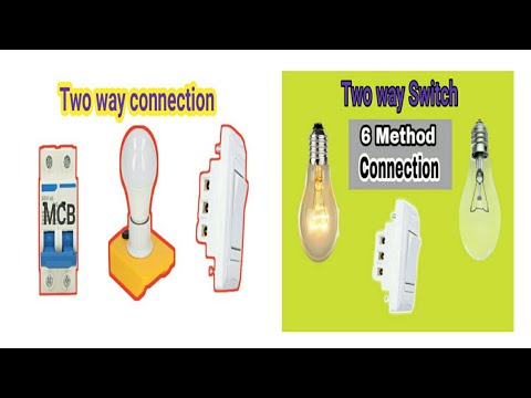 Two way Switch Connection Wich MCB& #ytshorts - YouTube