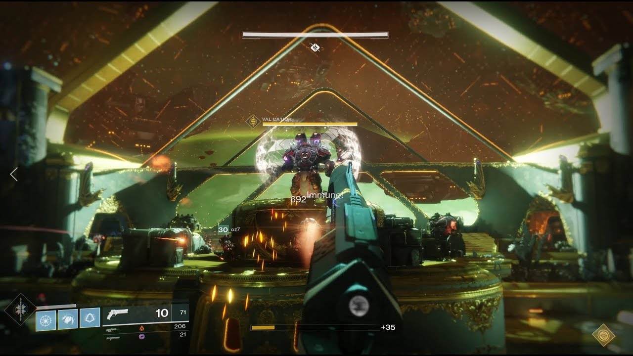 Destiny 2 - Val Ca'uor (One Phase) - YouTube