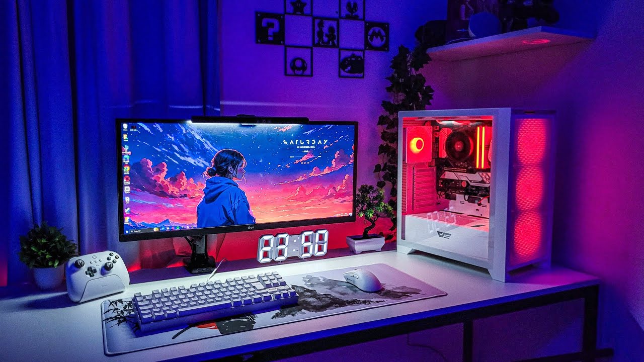 Montando meu primeiro PC GAMER no setup branco - atualizando Setup ...