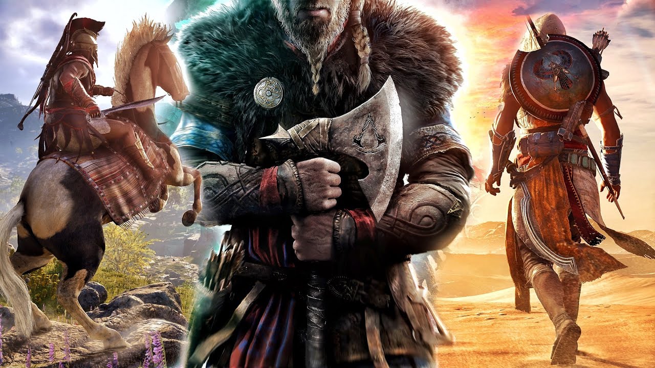 Beauty of Assassin's Creed Mythology Trilogy - YouTube
