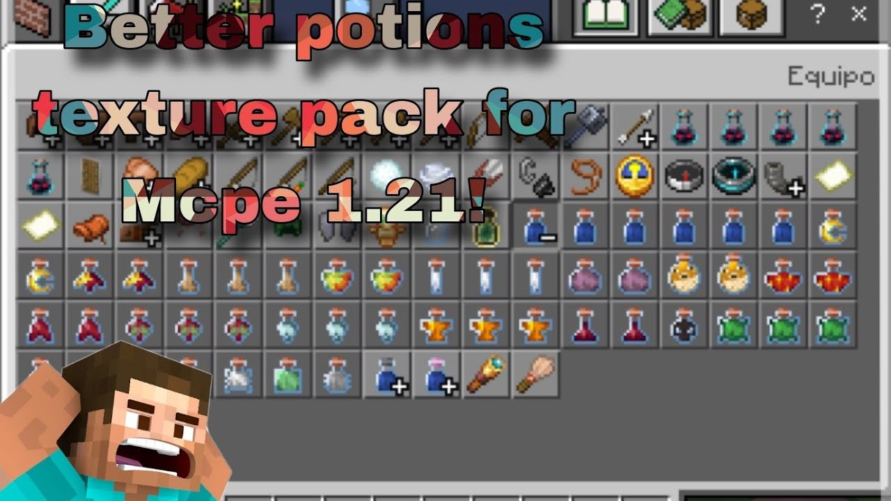 Better potions texture pack for Mcpe 1.21! - YouTube