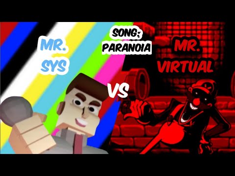 Mr. Sys vs Mr. Virtual (Paranoia but Mr. Sys sings it) - YouTube