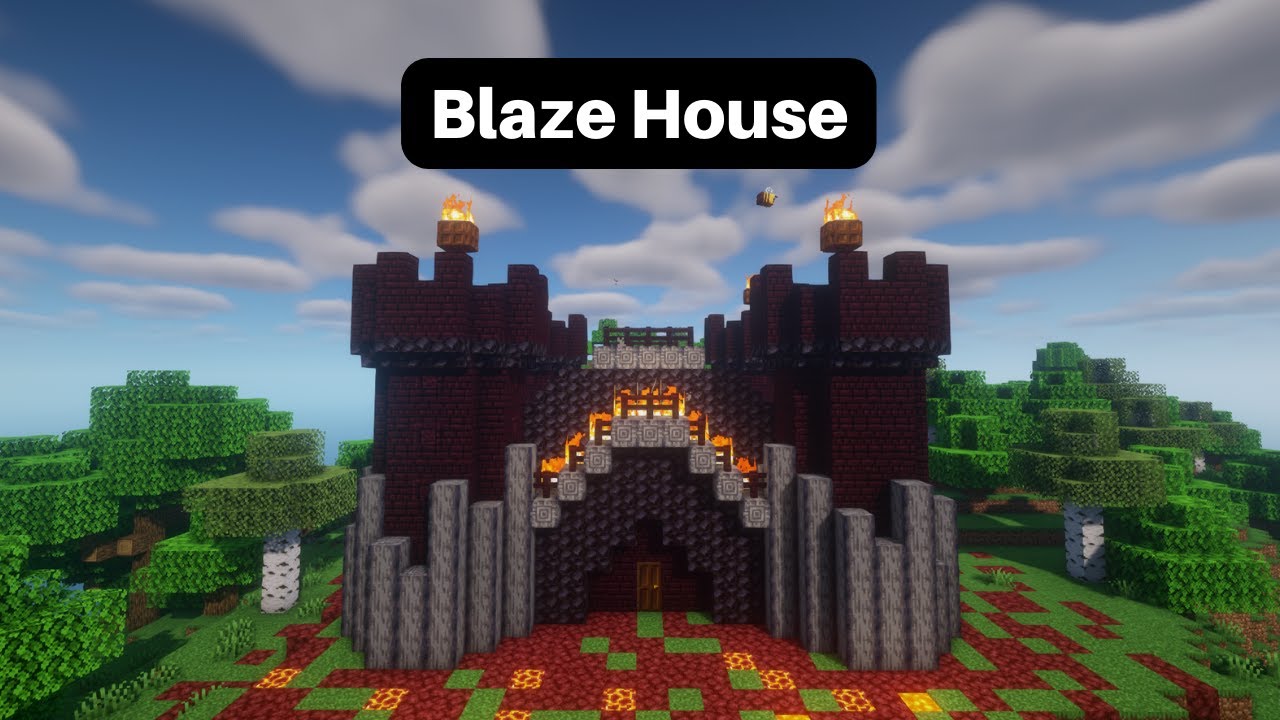 Minecraft | How to Build a Blaze Themed House [1.20] - YouTube