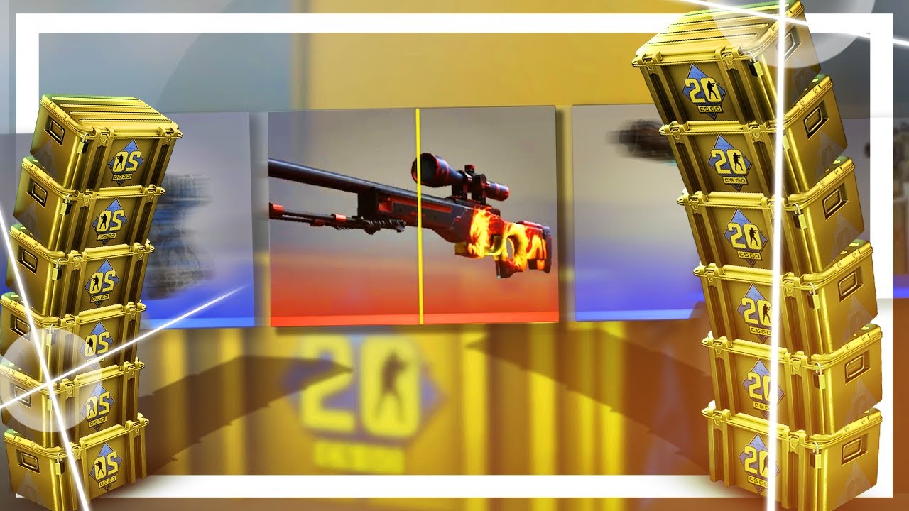 CS:GOing broke by opening 100 of the new CS20 cases... - YouTube