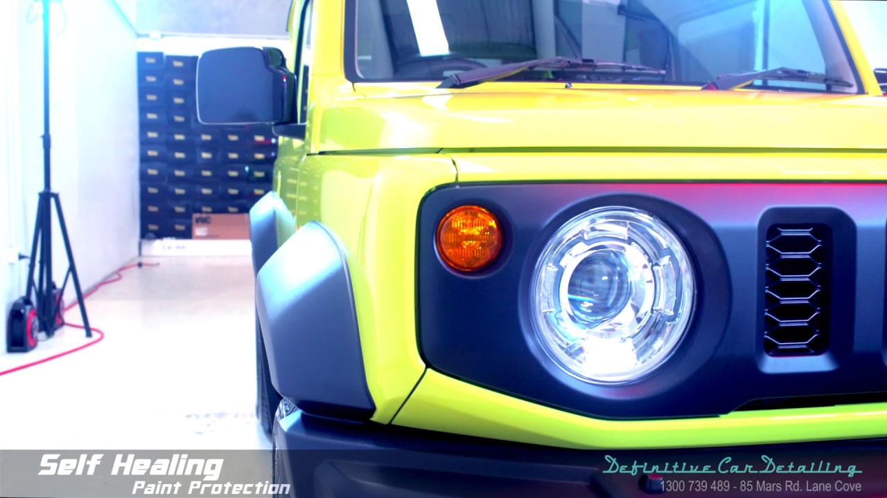 Suzuki Jimny Kinetic Yellow Definitive Sydney Self Healing Ceramic ...