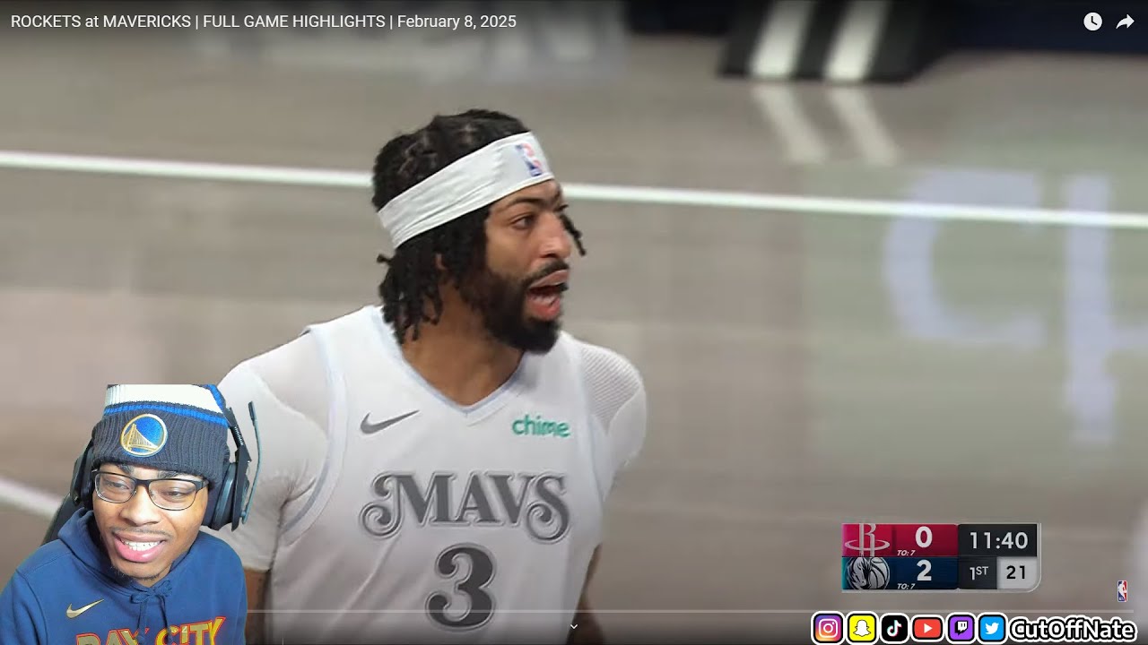 AD DEBUT! ROCKETS at MAVERICKS | FULL GAME HIGHLIGHTS | February 8 ...