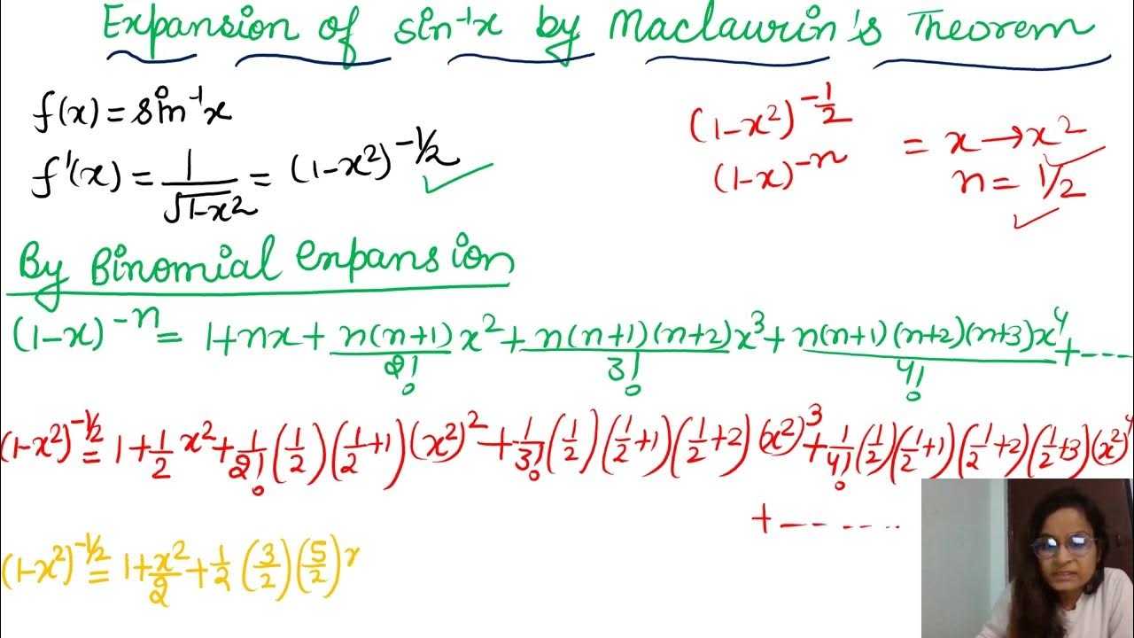 Maclaurin Series of sin inverse x - YouTube