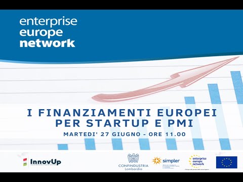 Webinar "I finanziamenti europei per startup e PMI" - YouTube
