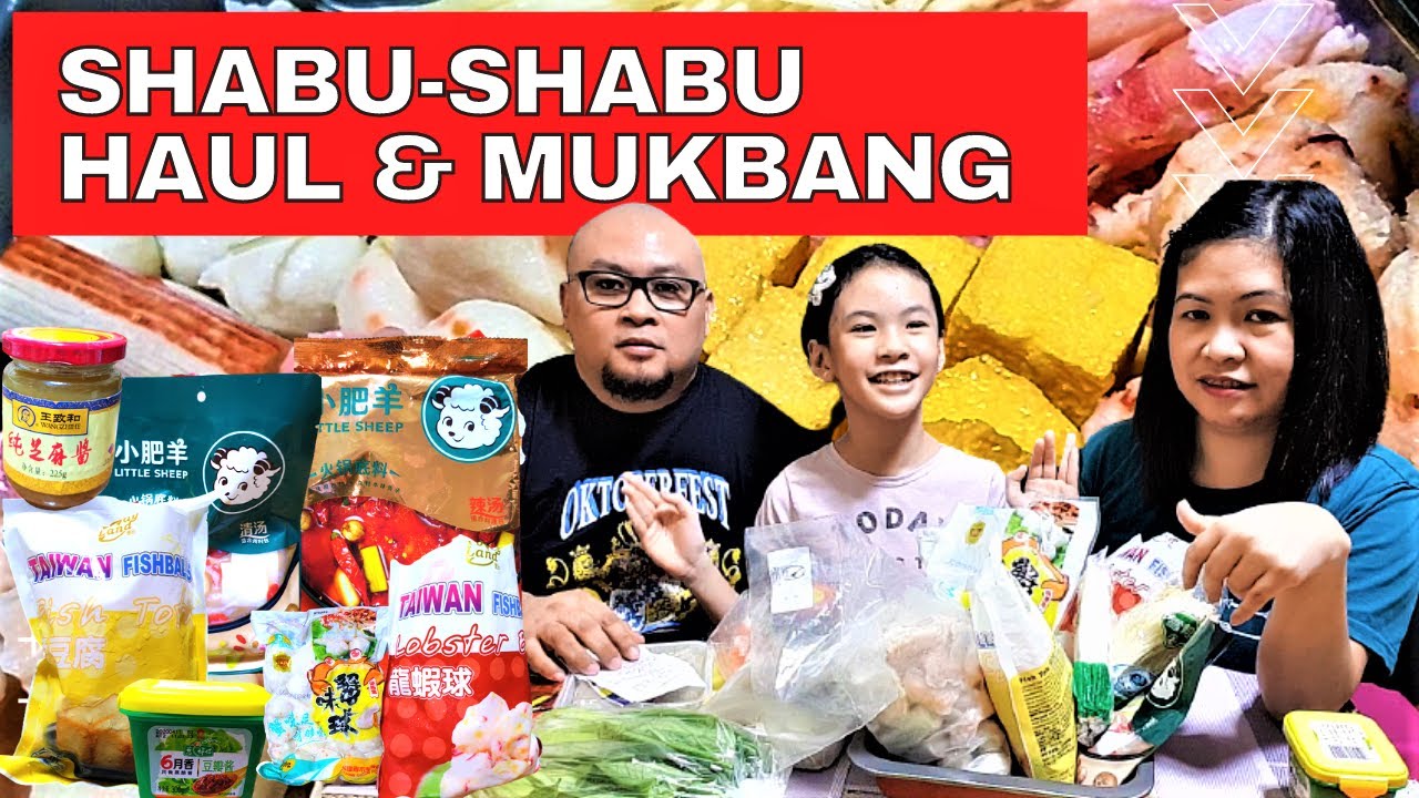 SHABU-SHABU HAUL AND MUKBANG | FAMILY VLOG - YouTube