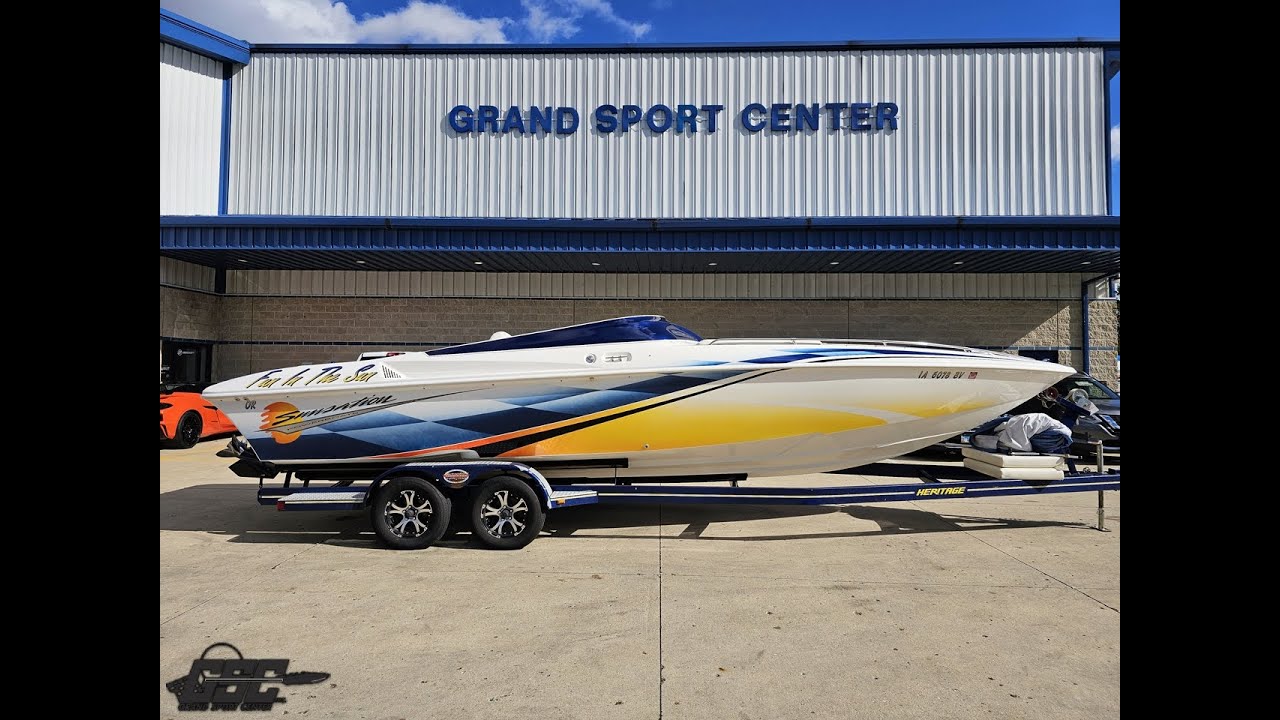 Open Bow performance boat walkthrough - 2006 Sunsation 288 MCOB with ...
