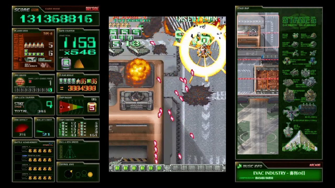 ケツイ Deathtiny - # 163, TYPE-A - YouTube