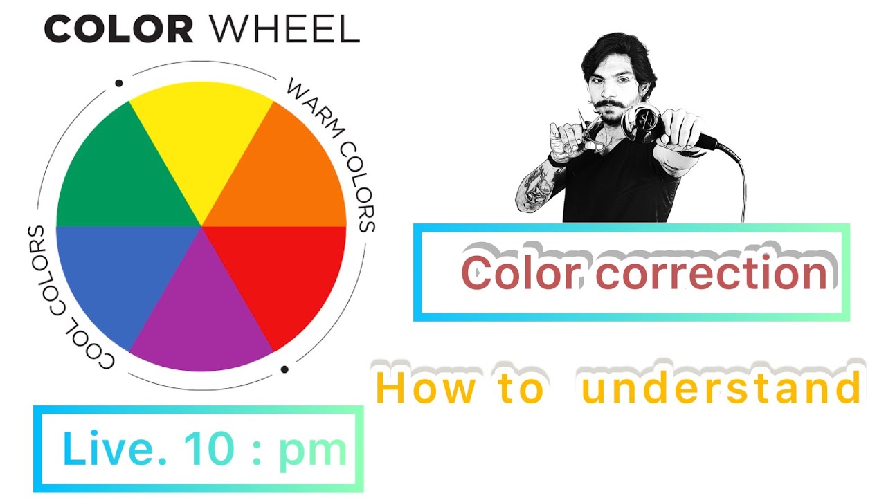 COLOR WHEEL | colour correction | HOW TO understand CUT colour - YouTube