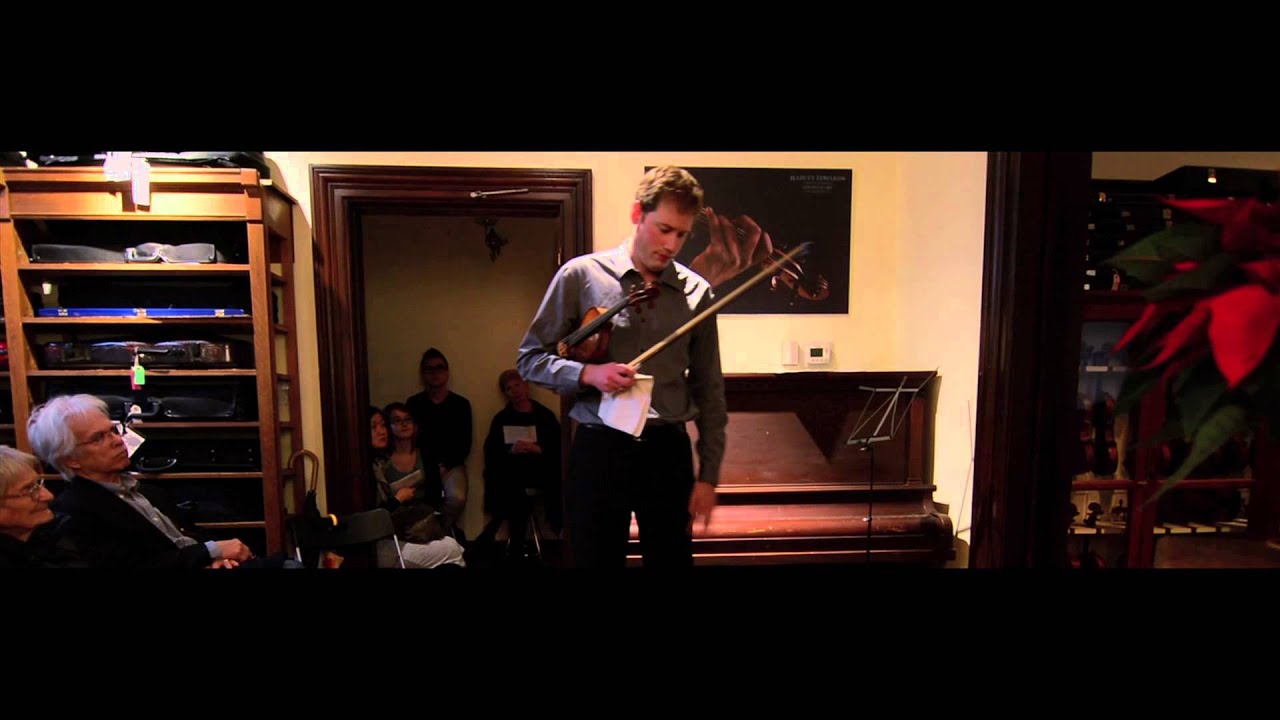 Jonathan Crow at The Sound Post Salon Concert 1st Dec 2013 - Eugene ...