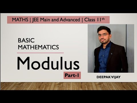 Modulus | Part-1 | Absolute Value Function | IIT-JEE | - YouTube
