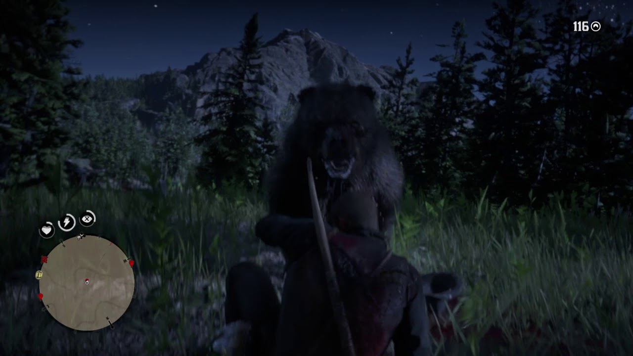 Vicious Bear Attack [Red Dead Redemption 2] - YouTube