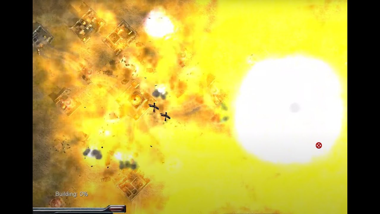 Generals Zero Hour Destructive Forces v1.4 MOAC vs 7 United Arabs! A ...