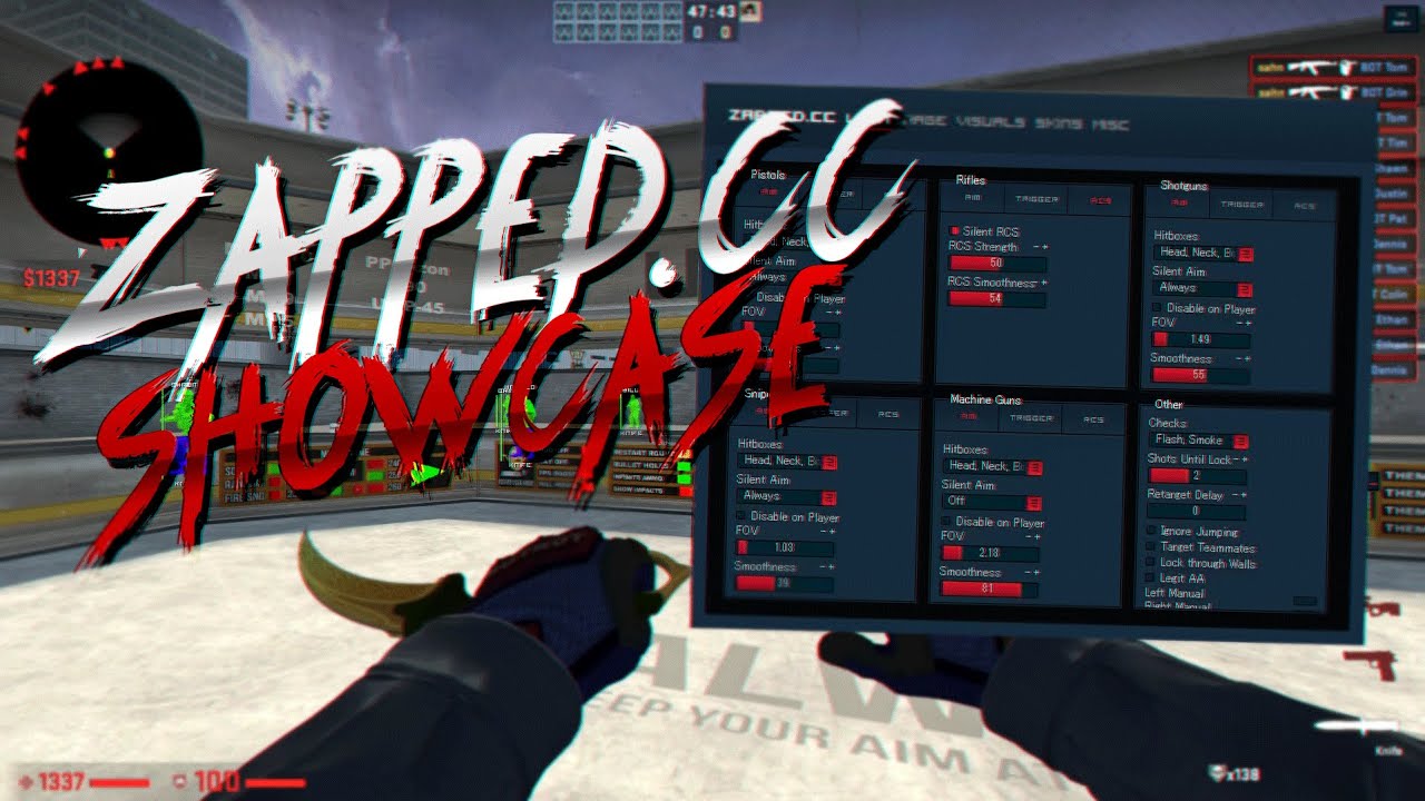ZAPPED.CC SHOWCASE | BEST LEGIT & RAGE CHEAT | CHEAP - YouTube