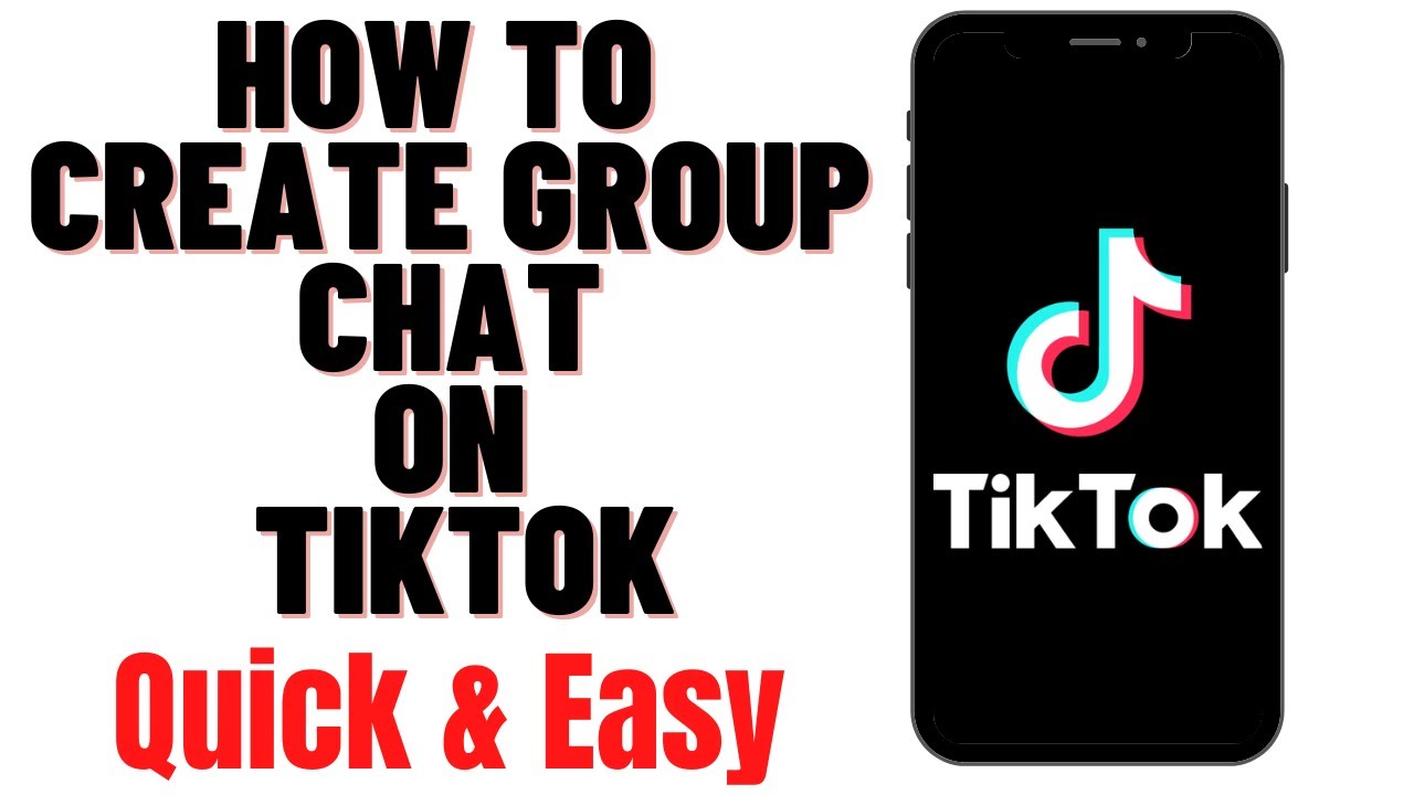 HOW TO CREATE GROUP CHAT ON TIKTOK - YouTube