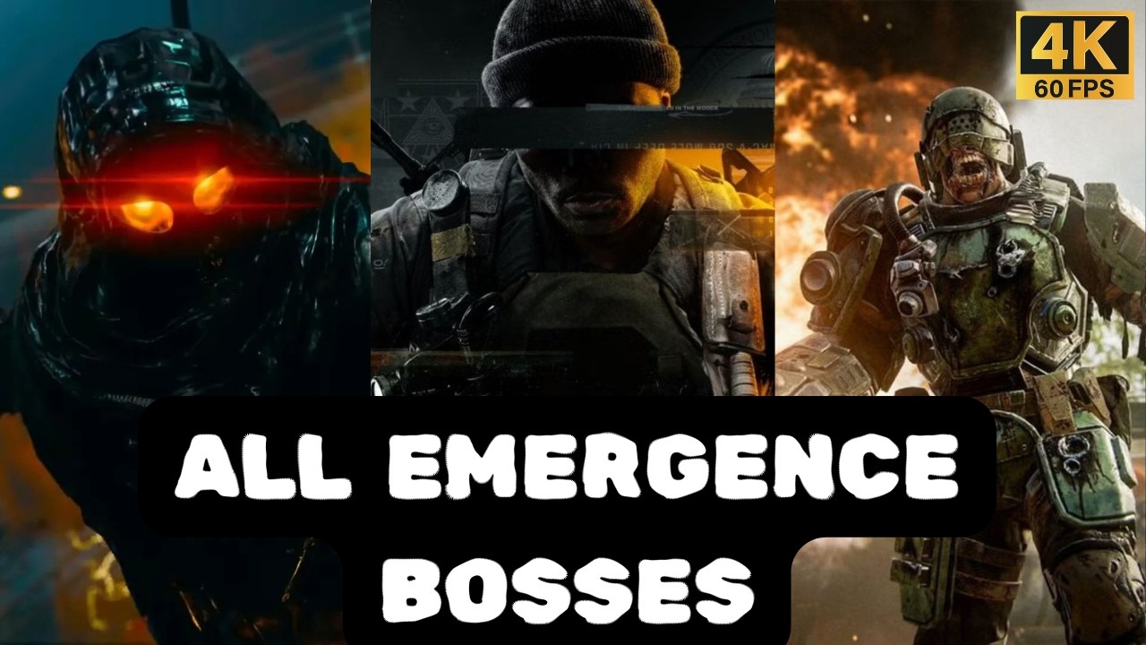 CALL OF DUTY BLACK OPS 6 Campaign Emergence All Bosses 4K 60FPS - YouTube