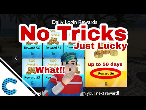 Daily Reward up to 56 Days 😲 (No Tricks, Just Lucky) | Avakin Life Gameplay