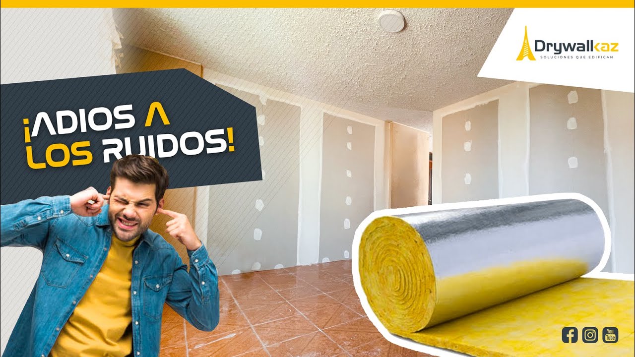 Como eliminar RUIDO de una Habitación de DRYWALL - adios a los ruidos‼️ ...