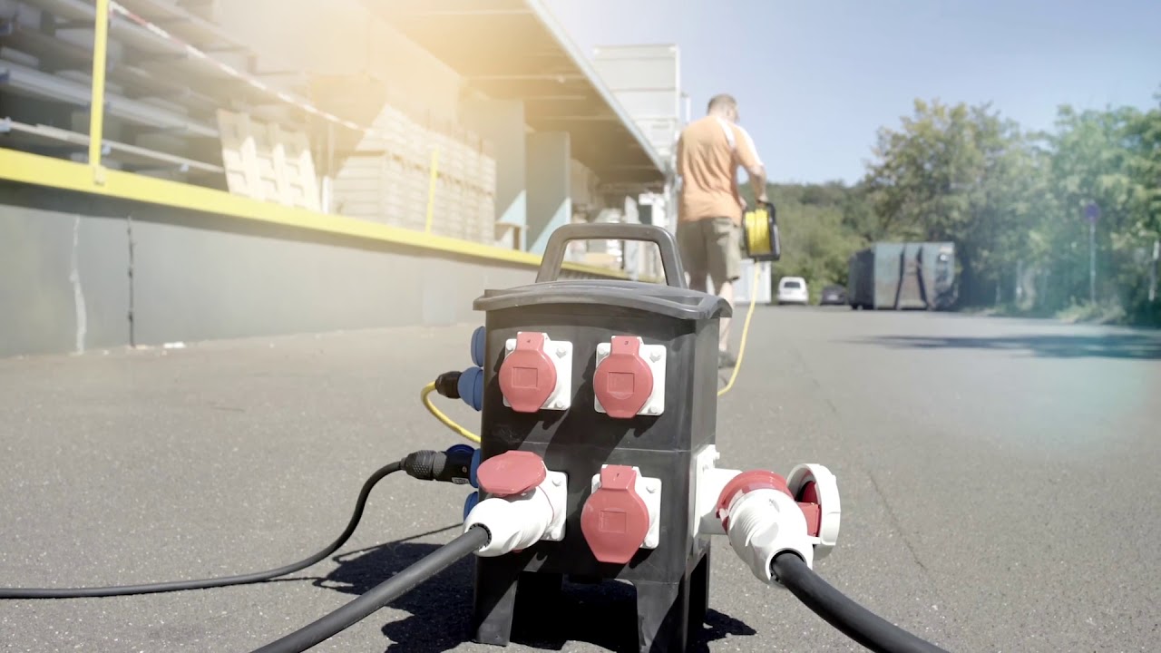 Temporary Portable Power Distribution - YouTube