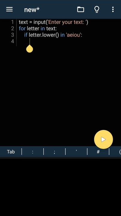 Day - 13: Python program to count vowels in a string - YouTube