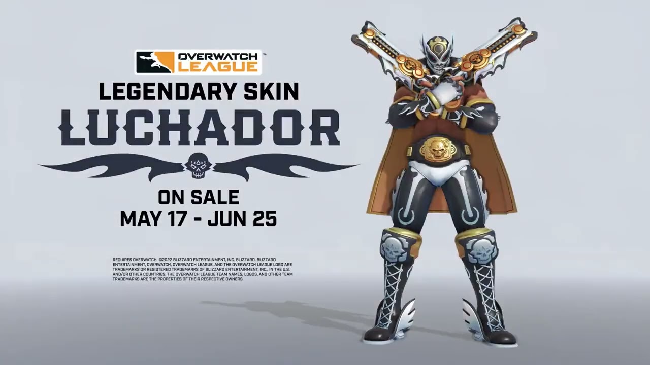 Overwatch - Reaper's Luchador Skin - YouTube