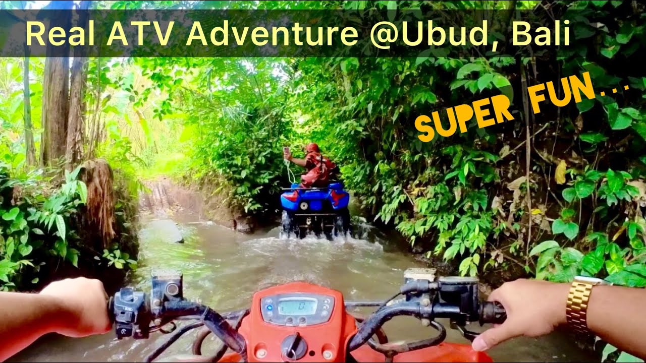 ATV Adventure di Ubud | Harga ATV Ride | Super Seru | Waterfall | Ubud ...