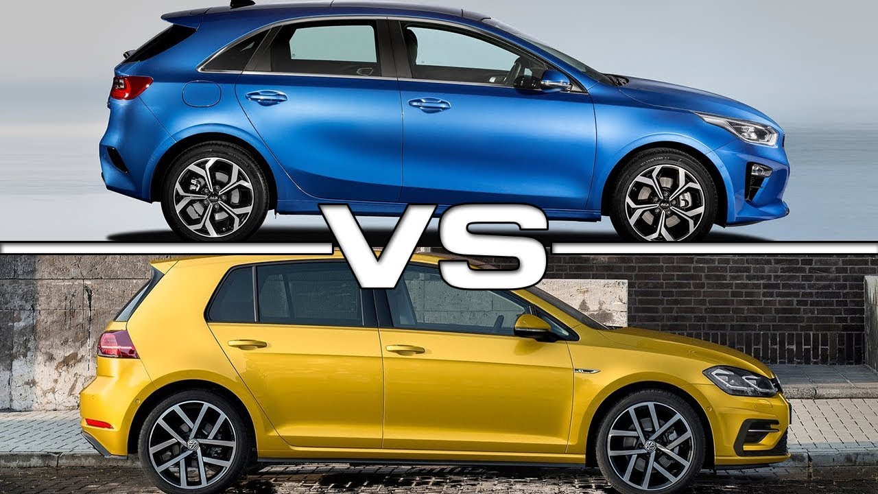 2019 Kia Ceed vs 2018 Volkswagen Golf - YouTube