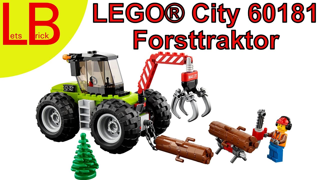 LEGO® City 60181 Forsttraktor - YouTube